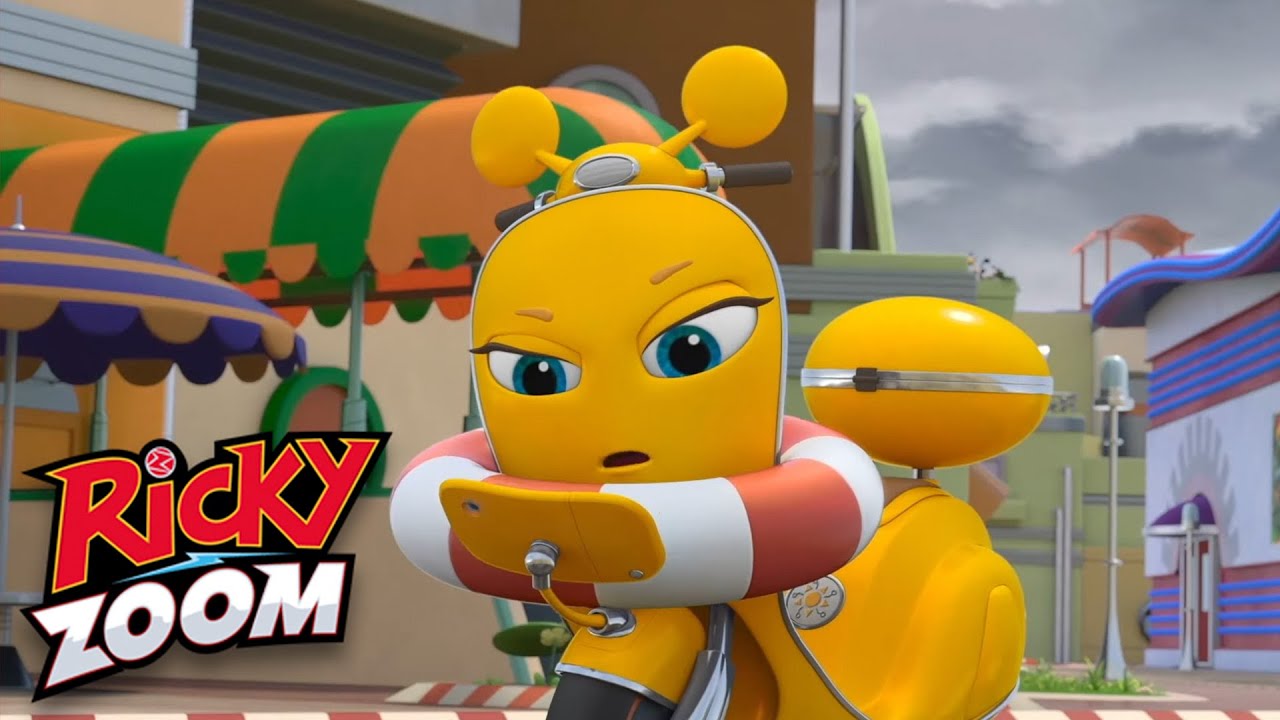 Storms Are Coming ⚡️Changing Lanes ⚡️ Motorcycle Cartoon | Ricky Zoom ...