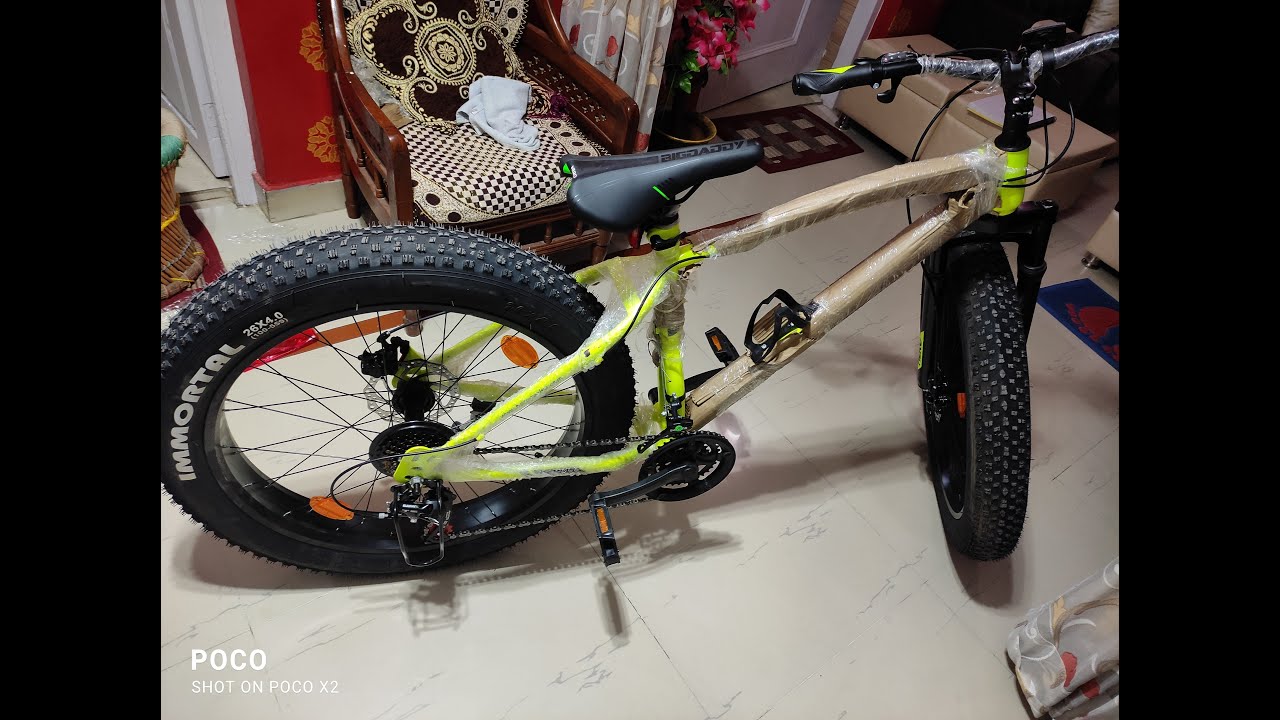 Hero Sprint Big daddy fat tyre cycle Unboxing and first Impression ...
