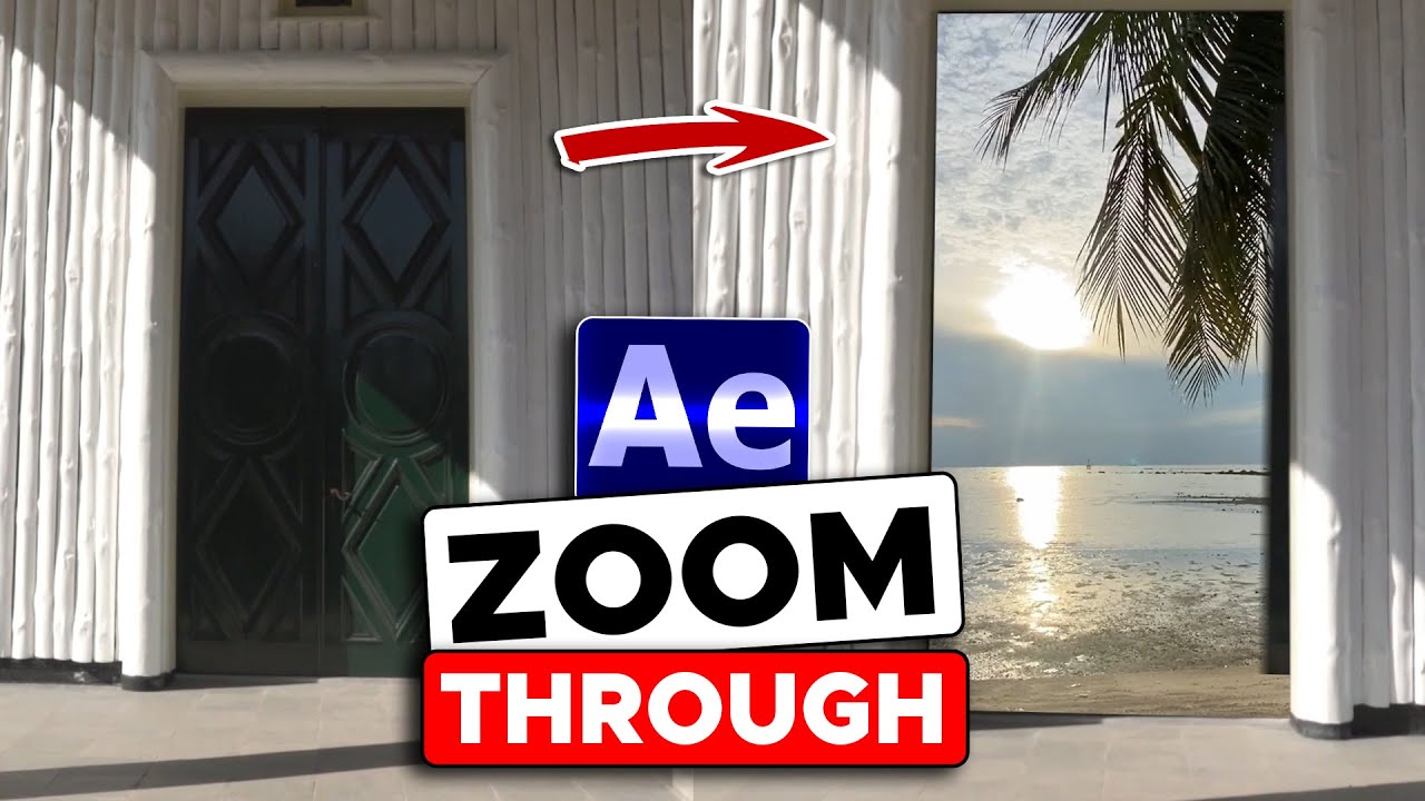 How to Make a Zoom Through the Door Animation in After Effects - YouTube