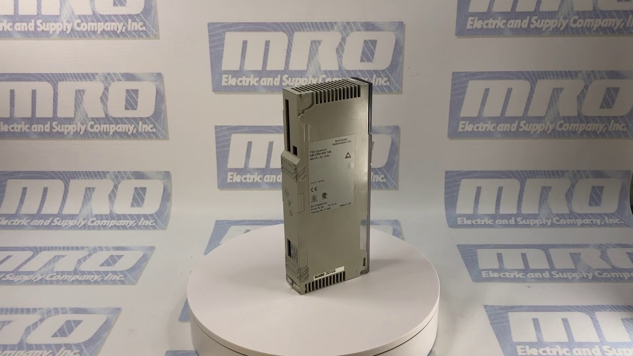MODICON 140 CPU 434 12A MRO ELECTRIC PRODUCT VIDEO - YouTube