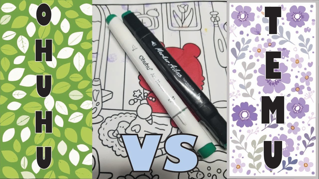 Temu vs Ohuhu Markers: Which Alcohol Markers Are Worth It? - YouTube