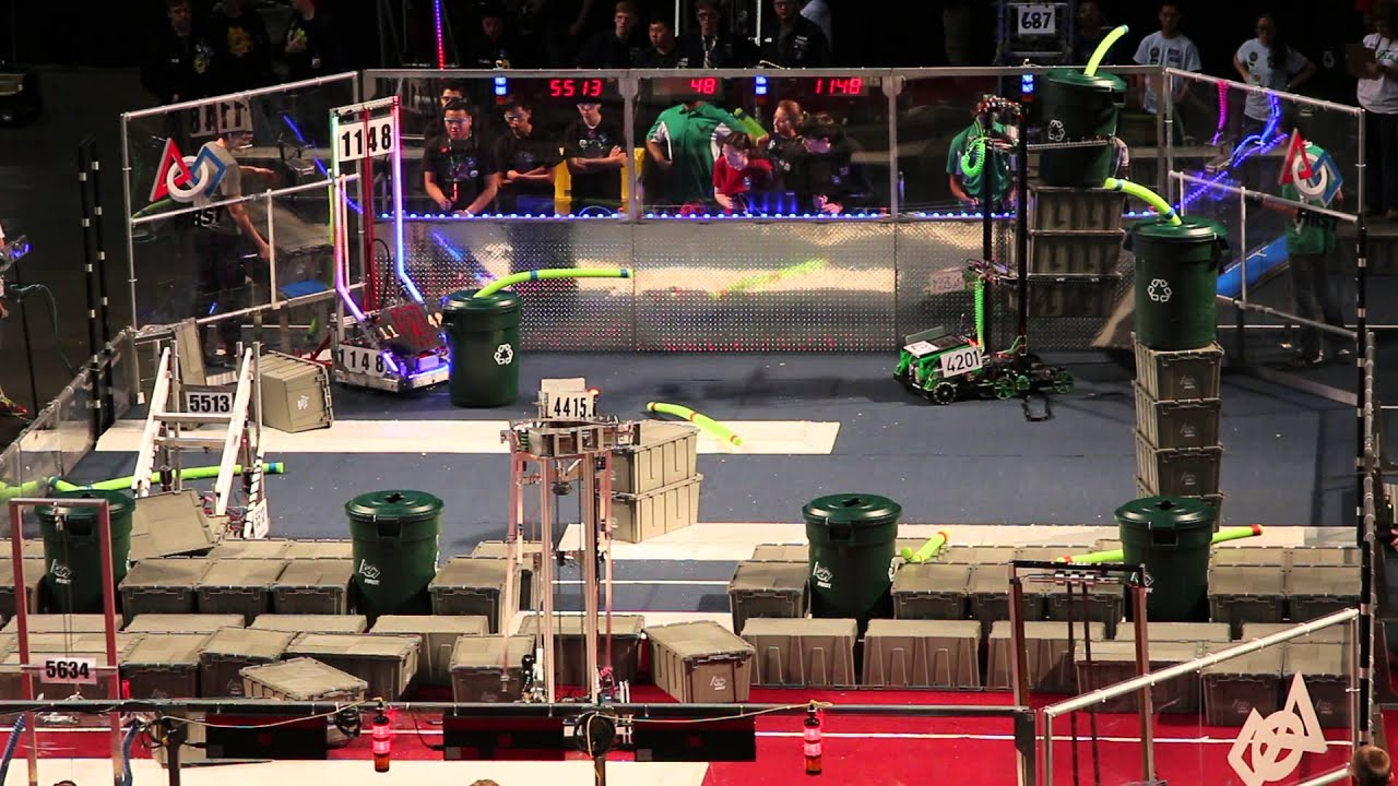 FRC - 2015 - Recycle Rush - Los Angeles Regional - Q90 - Team 4201 ...