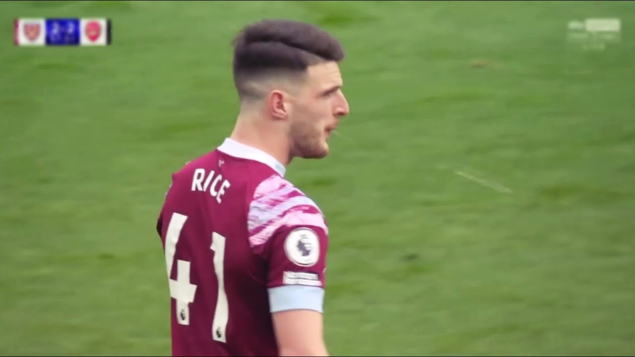 Declan Rice vs Arsenal (16-04-2023) Away - YouTube