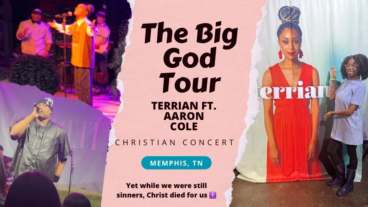 Big God Tour ️💐 Terrian with Aaron Cole 🌹Christian Concert Vlog🌹 ...