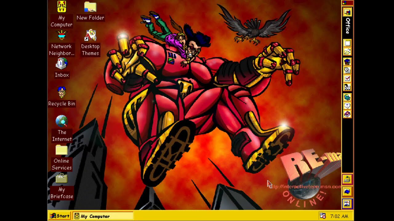 Plus! for Kids (Windows95) Theme - RE-man - YouTube