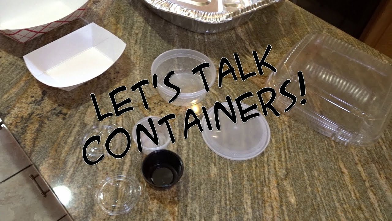 SDSBBQ - BBQ TOOL TALK - My Go To BBQ Food Service Containers - YouTube