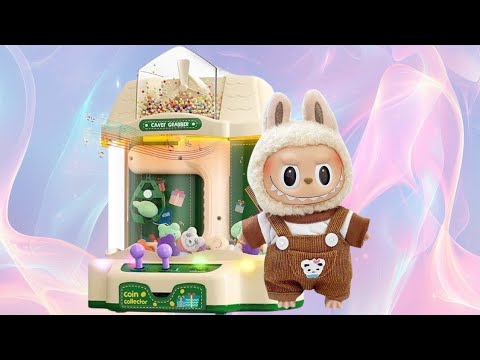 Labubu Monster Kingdom Claw Machine 😱🤩 #labubu #singapore #hongkong # ...