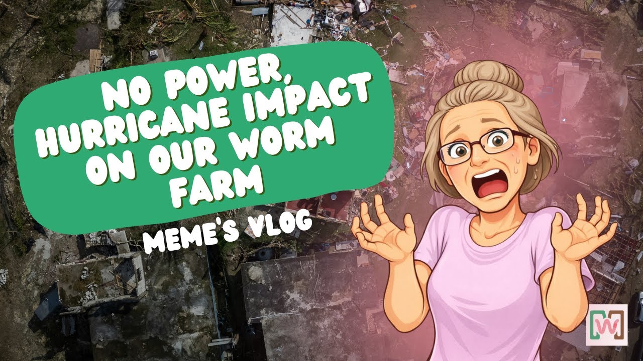 Hurricane Worm Farm Update: Trommel Issues, Wet Beds & Order Delays ...