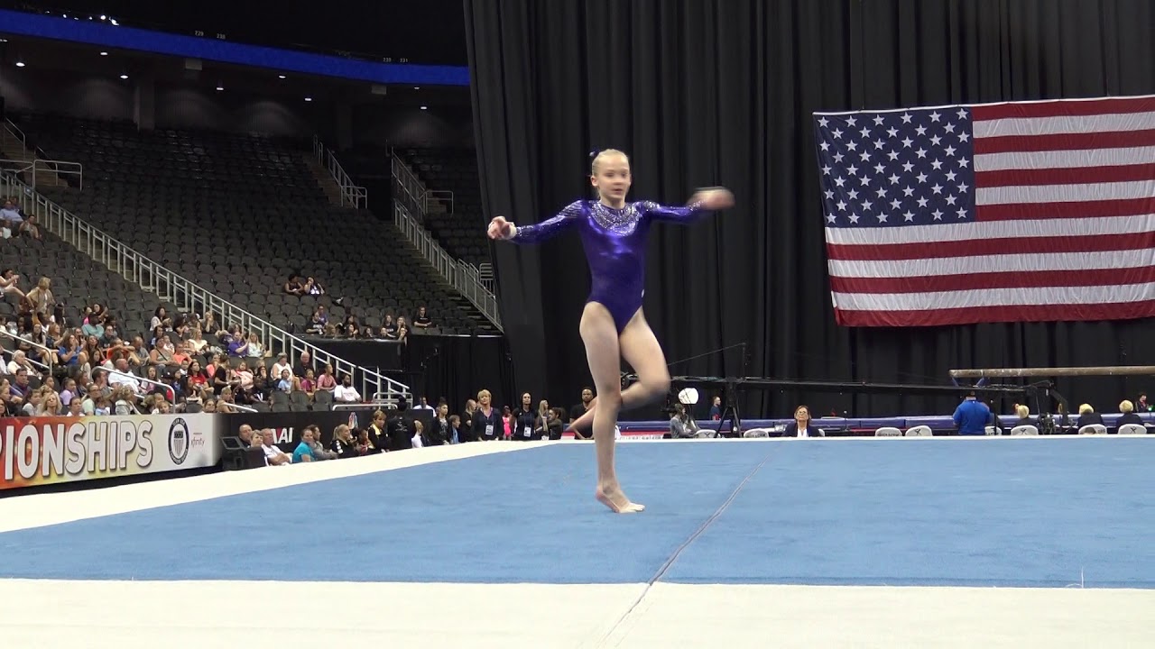 Lilly Lippeatt – Floor Exercise – 2019 U.S. Gymnastics Championships ...