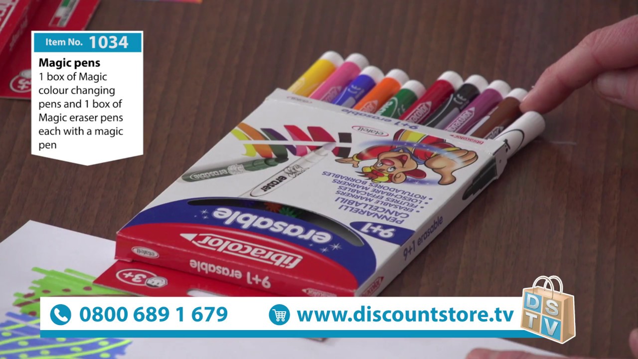 Magic Pens | Item No. 1034 | Discount Store TV - YouTube