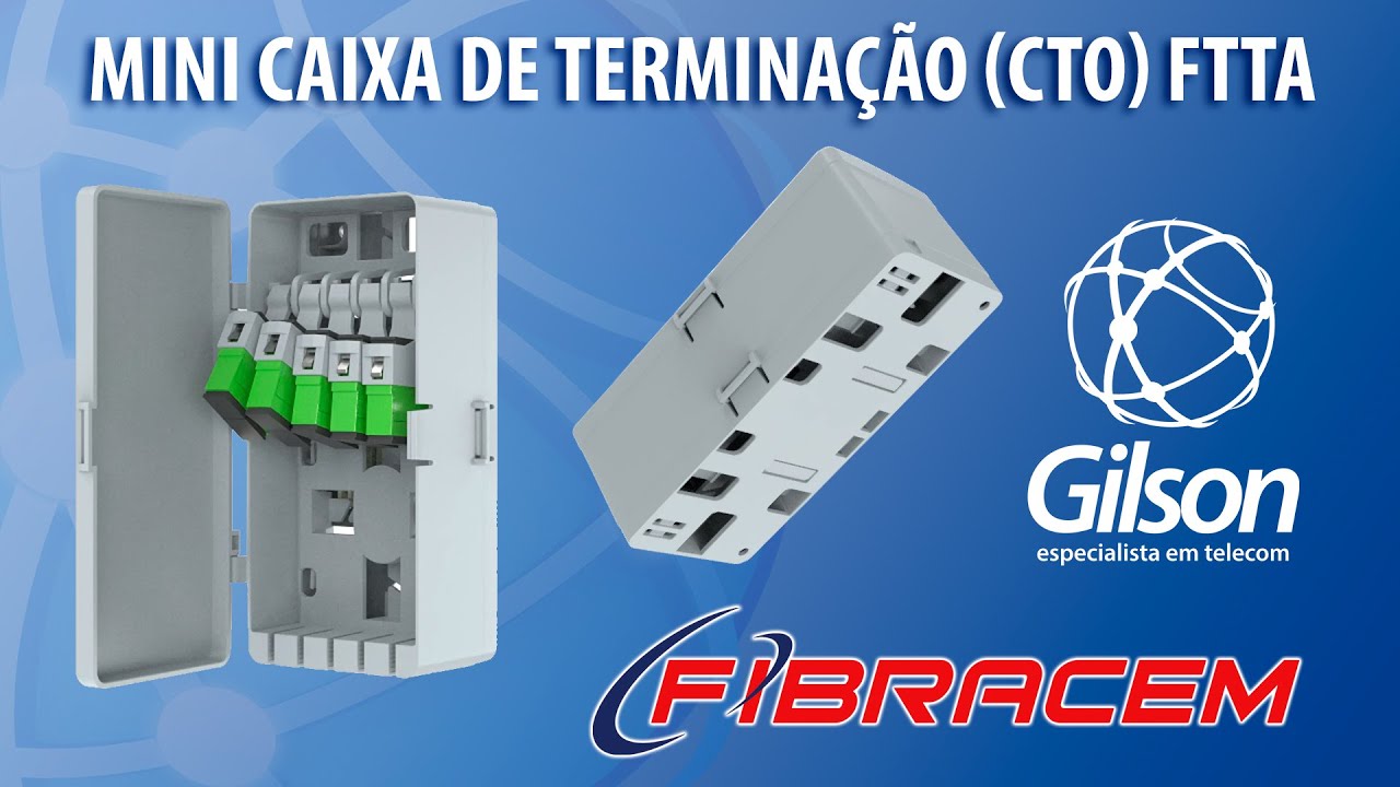 Mini Caixa de Terminação (CTO) FTTA Fibracem - BOX FTTA ADAPT MINI ...