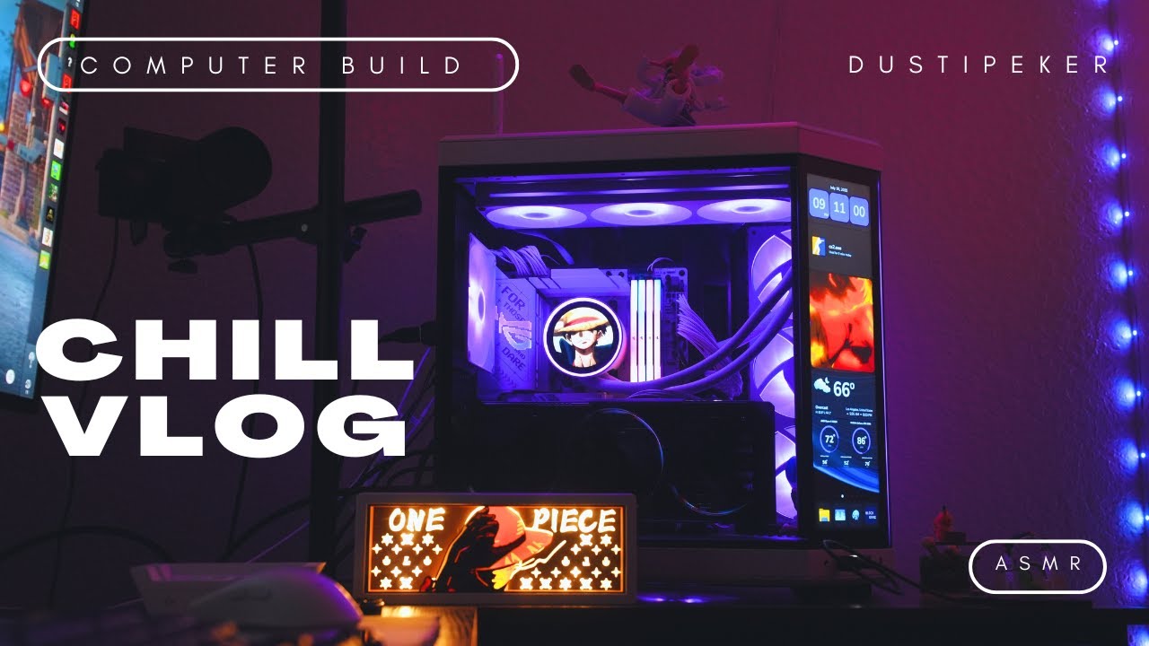 Chill🎧Computer Building Vlog🖥️ | Computer Setup, Lowkey Asmr, Schedule ...