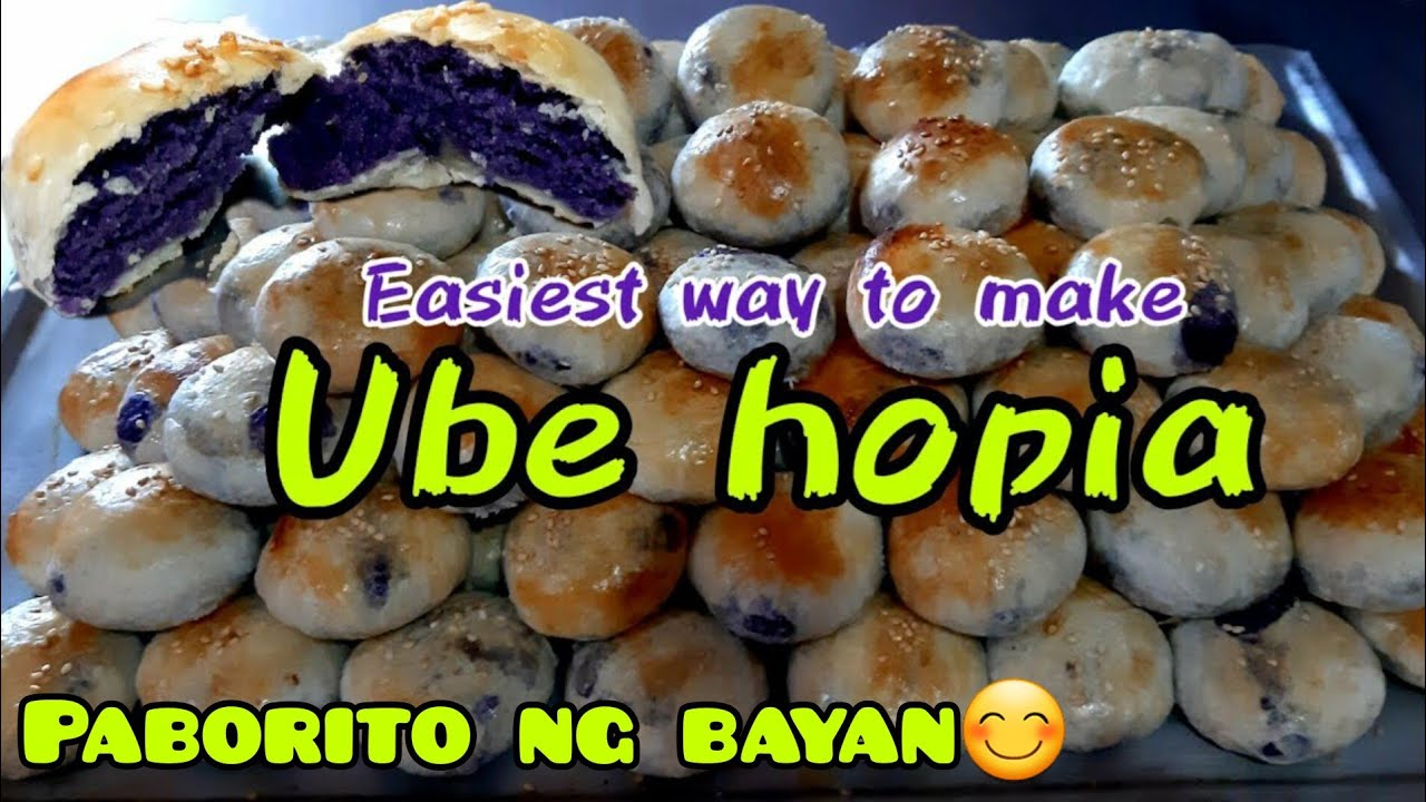 PAANO GUMAWA NG MASARAP NA UBE HOPIA?😲MADALING PAGGAWA NG UBE HOPIA ...