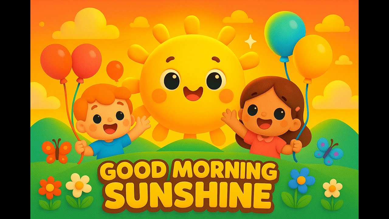 GOOD MORNING SUNSHIN|NEOTINYTUNE|NURSERY RHYME|KIDS SONG|PRESCHOOL SONG ...