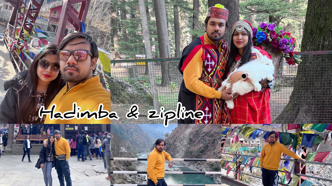 Hadimba Devi Temple & zip line experience at manali Ep-6 | Solang ...