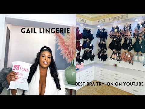 GAIL LINGERIE BRA REVIEW #4 best bra try-on haul for plus size women and women with fuller boobs