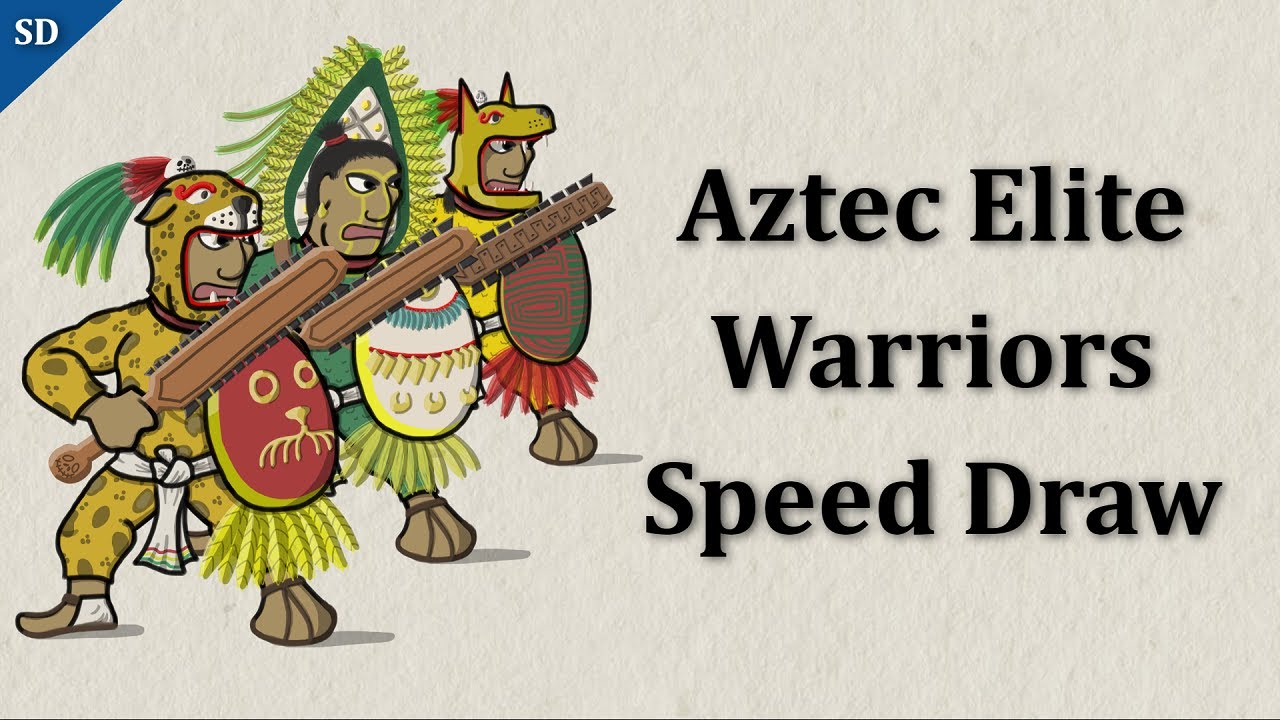 Aztec Elite Warriors (speed draw) - YouTube