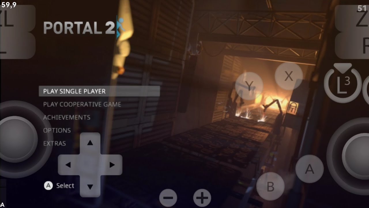 Portal 2 Android On Yuzu NCE 60FPS Snapdragon 860 Poco X3 Pro Gameplay ...