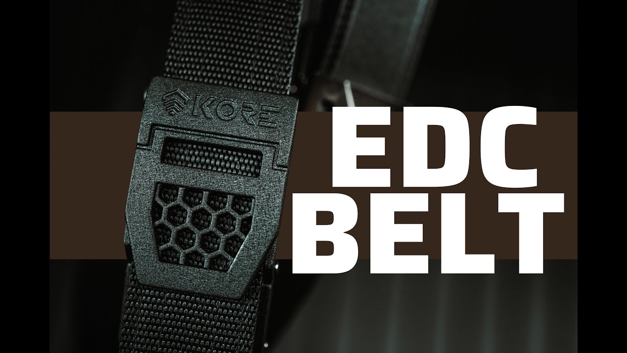 The Belt Upgrade YOU NEED l EDC Belts From Kore Essentials - YouTube