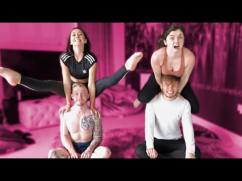 COUPLES ACRO YOGA CHALLENGE | Hilarious