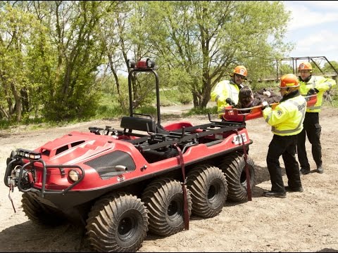 ARGO AMPHIBIOUS 8X8 ATV FIRE AND RESCUE - YouTube