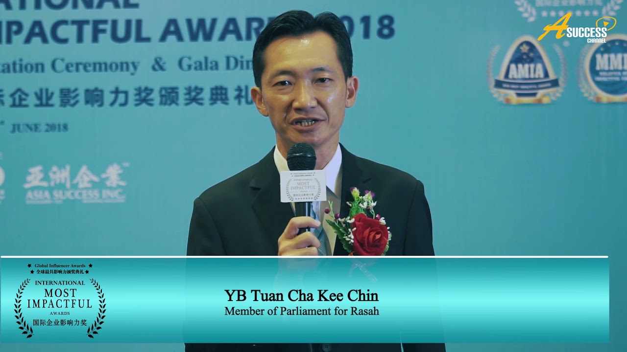 MIA2018 Special Interview - YB Tuan Cha Chee Kin - YouTube