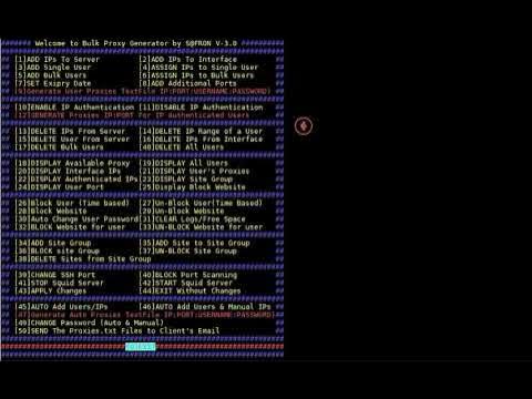 IPv4 Proxy Script - Bulk Proxy Generator - New Update - YouTube