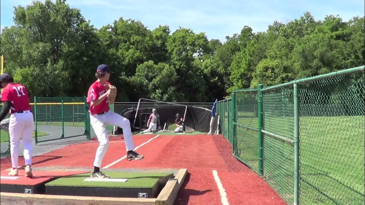 Andrew Kummer Pitching - Mid Atlantic Red Sox - Filmed June 2024 - www.PlayInSchool.com - YouTube