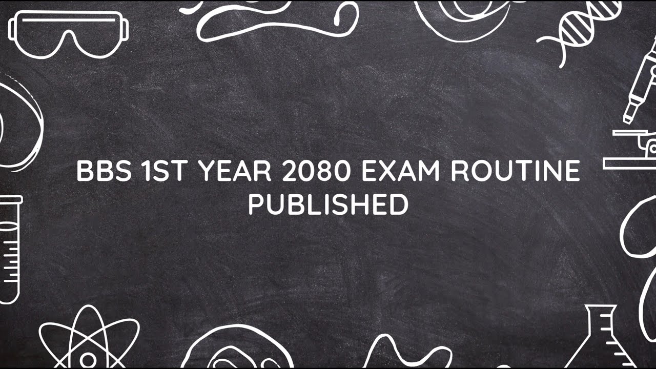 BBS 1st year Exam routine 2080 published #bbsroutine # ...