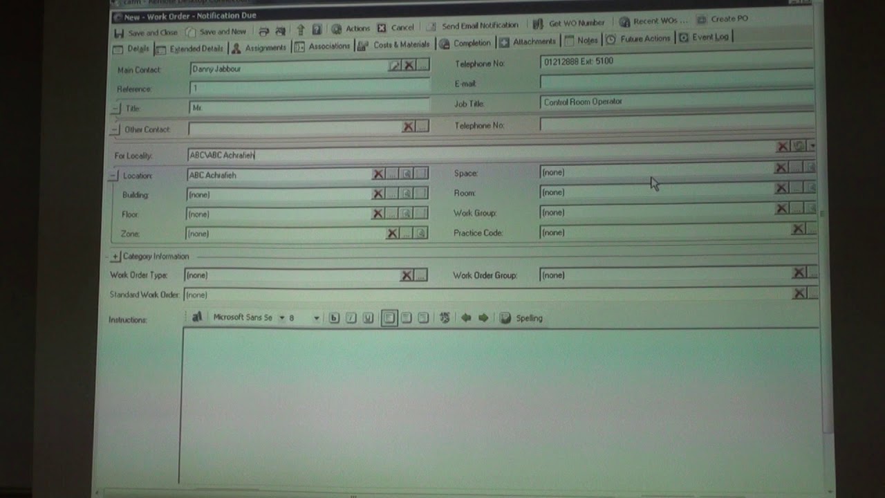 CAFM Explorer Training Video 06 of 11 - YouTube