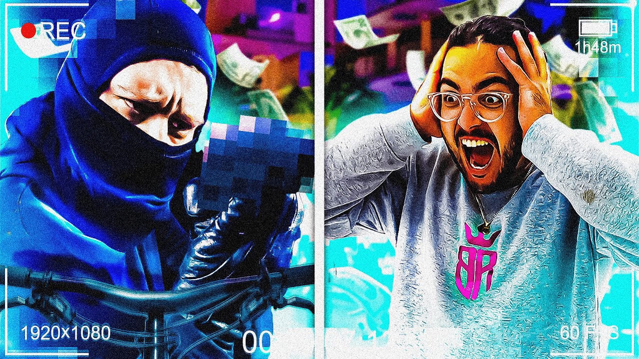 RANDOM GUY TRIED ROBBING ME ON A BIKE - YouTube