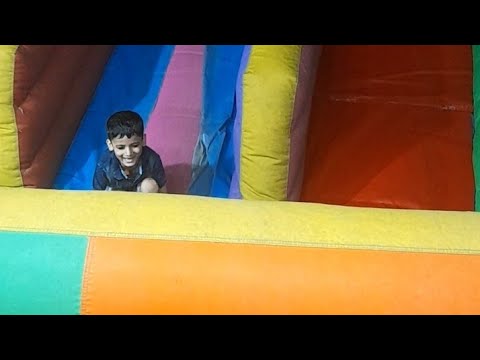 vedansh Sharma jump on mikki mouse in the fair - YouTube