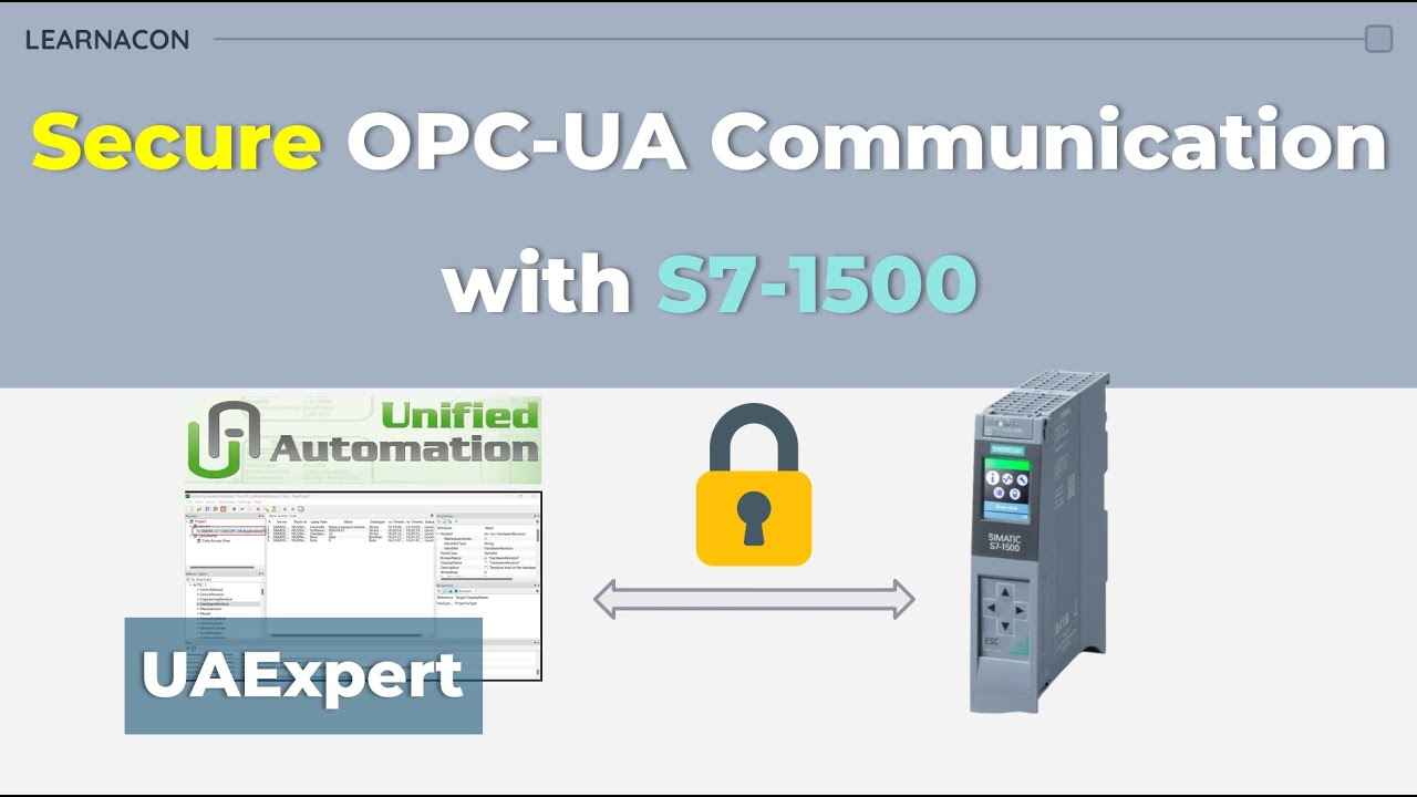 Adding Authentication to a S7-1500 OPC-UA Communication with UAExpert ...
