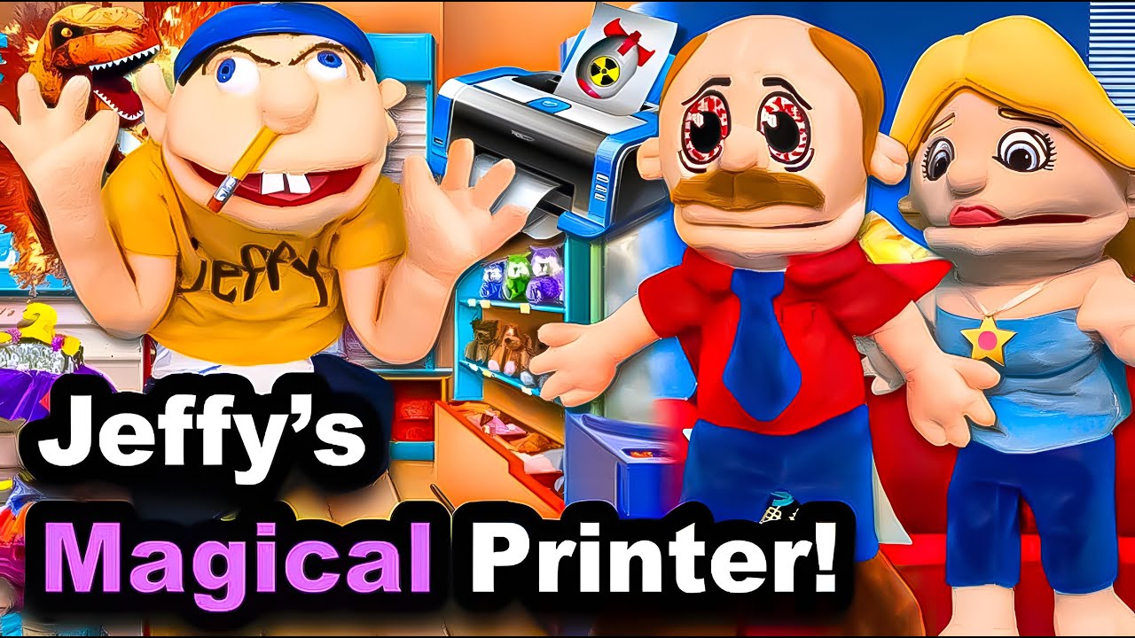 SML Movies: Jeffy's Magical Printer! - YouTube