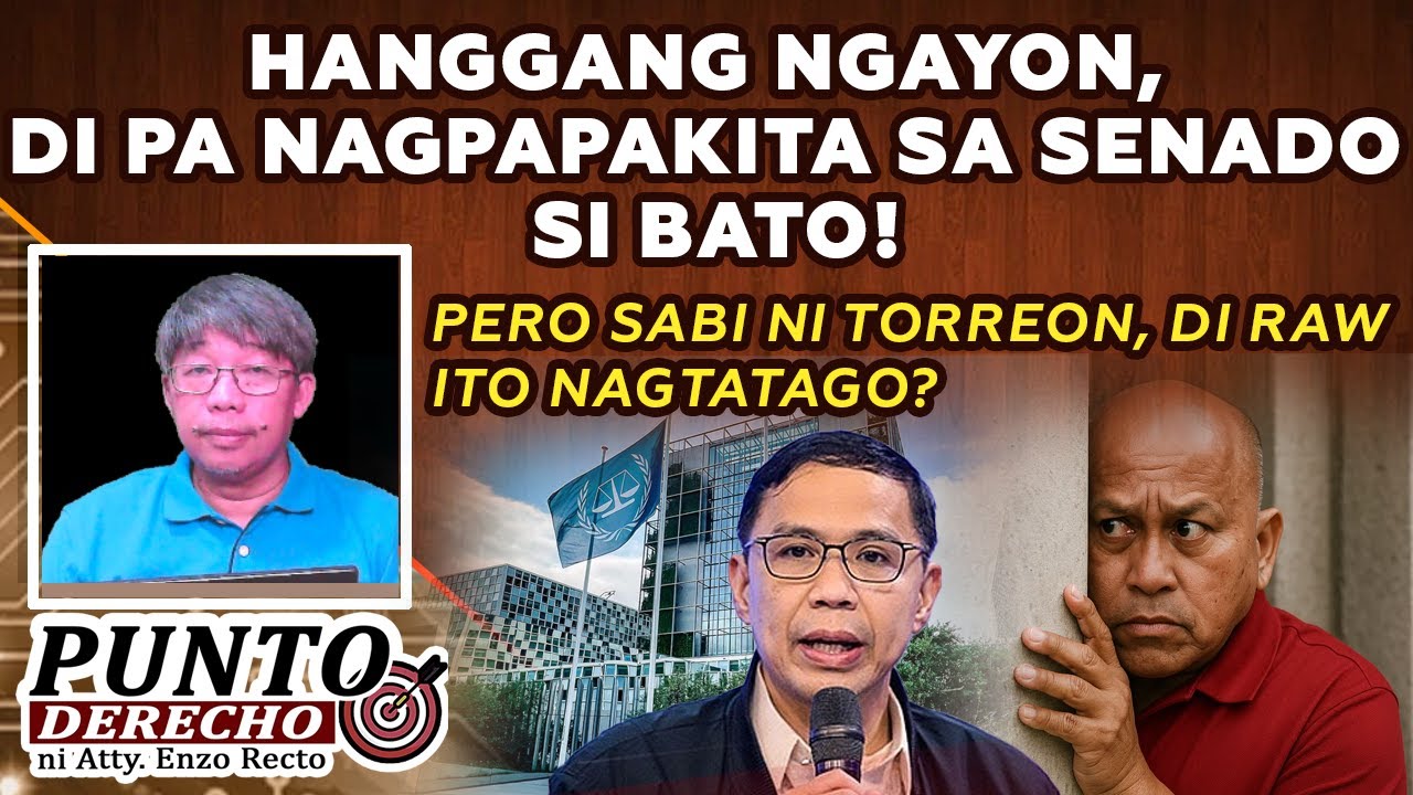 HANGGANG NGAYON, DI PA NAGPAPAKITA SA SENADO SI BATO! PERO SABI NI ...
