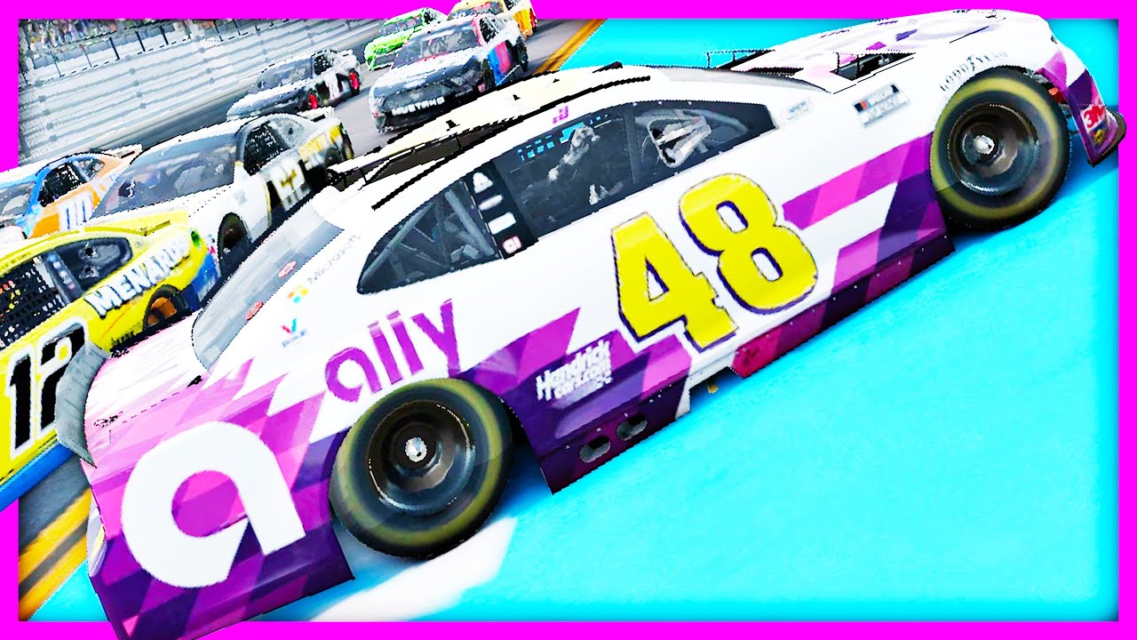 THIS GAME HAS THE BEST FINISHES!! // NASCAR Heat on Nintendo Switch ...