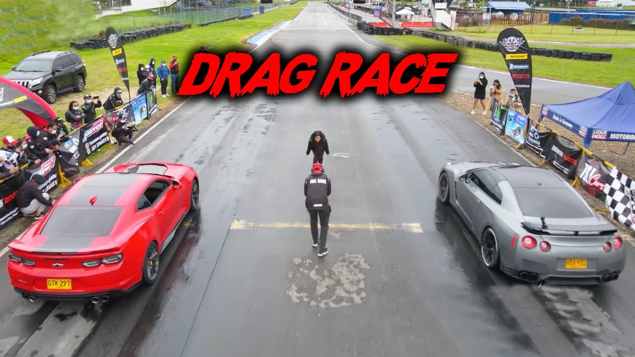 Nissan GTR VS Camaro ZL1 Drag Race - YouTube