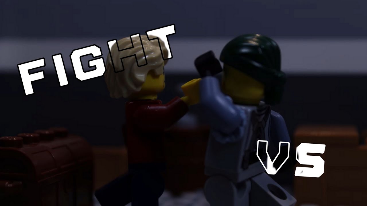 Lego fight fight scene | Stop motion animation - YouTube