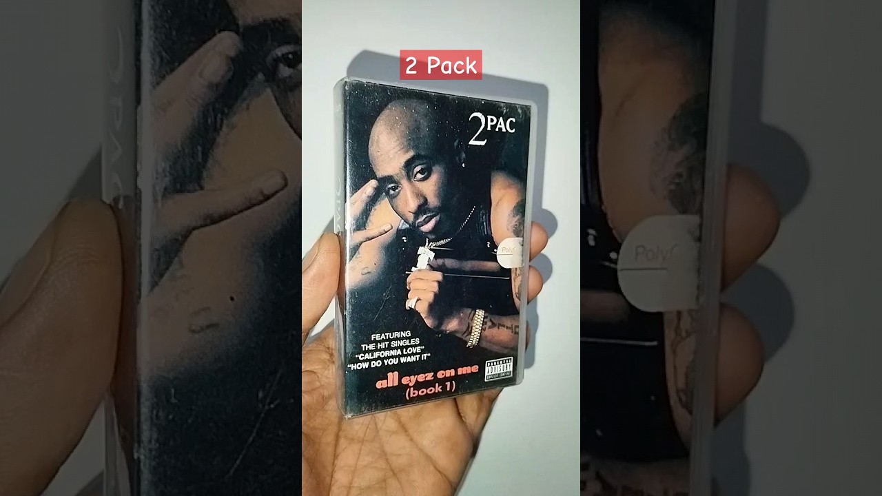 2pack(tupac) All eyes on me Audio cassette #tupacshakur #alleyesonme # ...