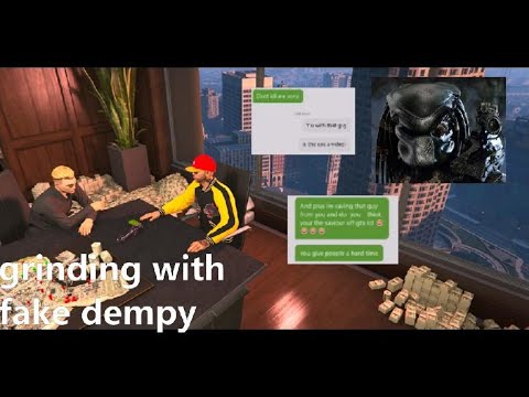 Grinding with fake dempy didn’t go as expected 🤔 (GTA Online) - YouTube