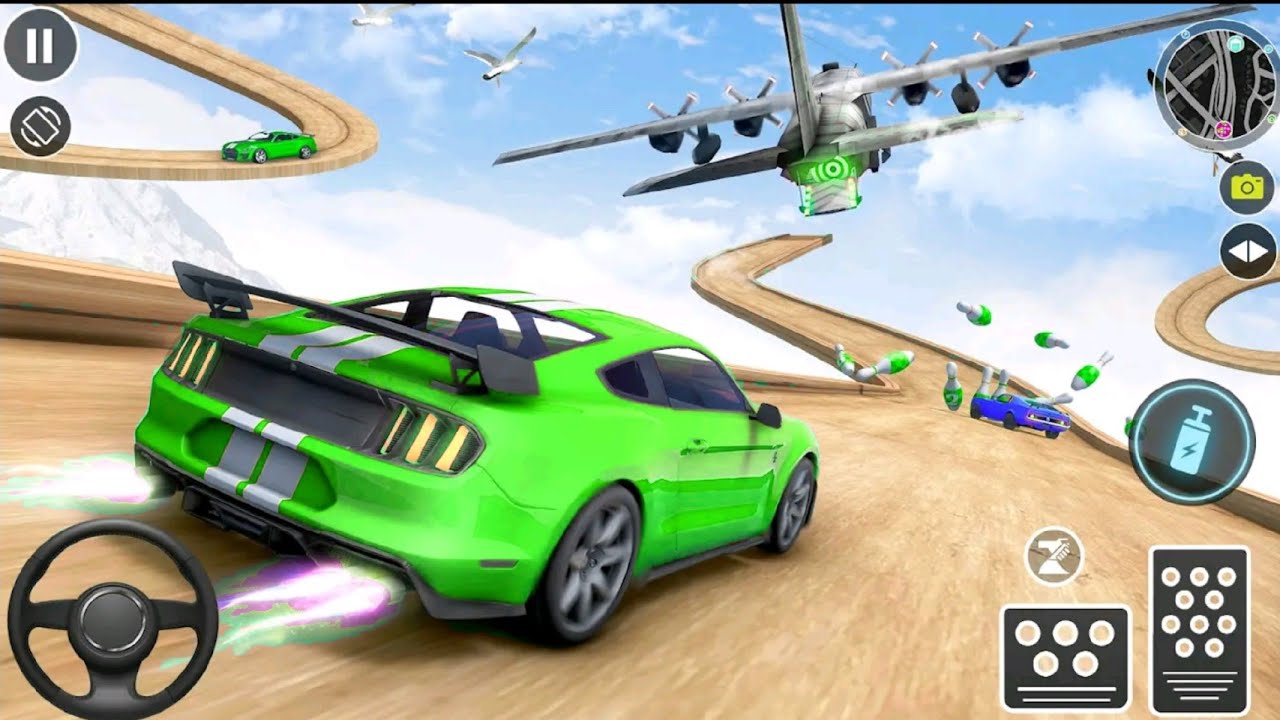Muscle Car Stunt Games 💥🚗 - US Muscle Car Extreme Stunt - Gameplay #75 ...