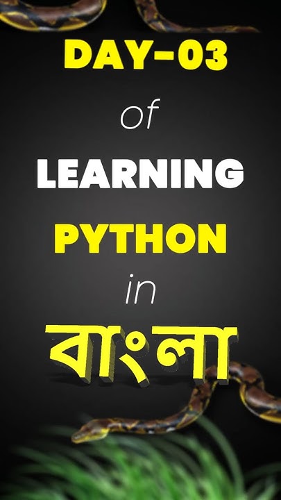 Day 03 পাইথন ডাটা টাইপস বাংলায় 🐍 সহজ ভাষায় শেখো! 🚀 #Python #Bangla #30DayChallenge #datatypes ...