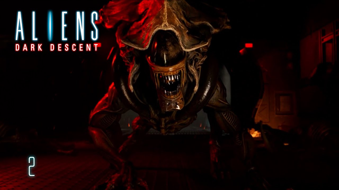 Lets Play Aliens Dark Descent #2 "The Crusher" - YouTube