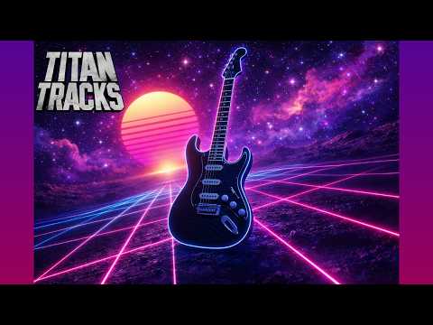 Dark Star Synthwave Hard Rock Backing Track in E Minor (Em) - 95 BPM