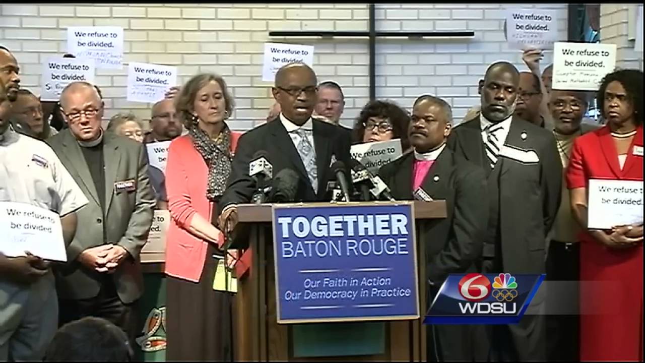 Together Baton Rouge condemns violence, calls for change - YouTube