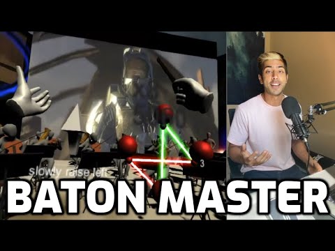 Baton Master - My 1st Virtual Reality Game - YouTube