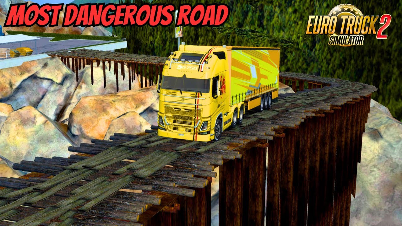 Most Dangerous Roads Map Mod for ETS2 1.40 - ROTAS JOSIMAR MAP 😱 - YouTube