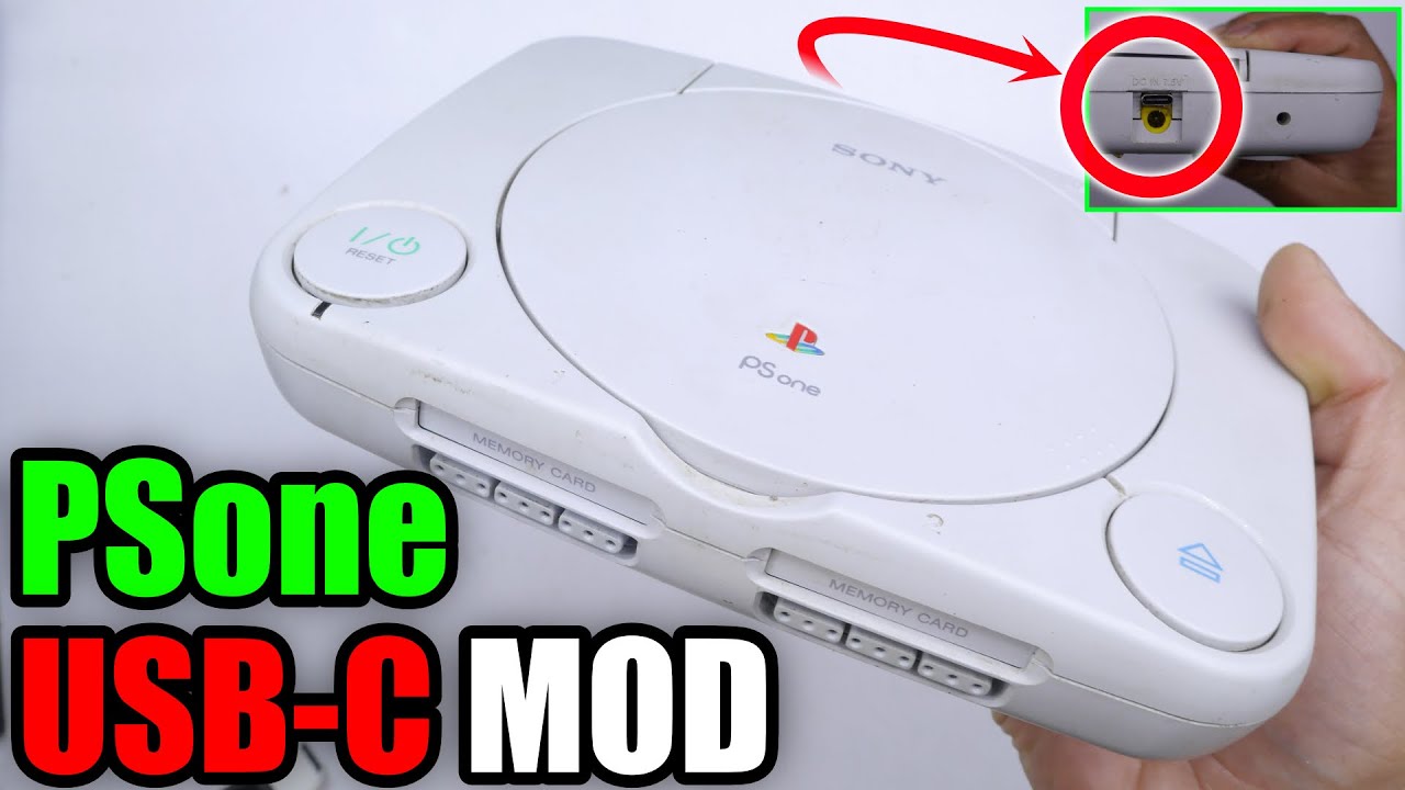 mod de USB C para PS ONE super simple ! - YouTube