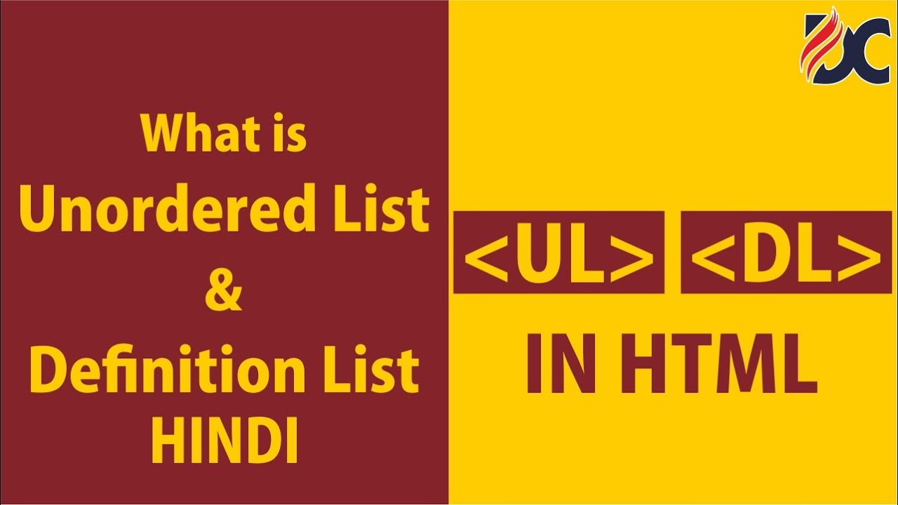 What Is Unordered List Definition List In HTML Hindi YouTube what-is-unordered-list-definition-list-in-html-hindi-youtube