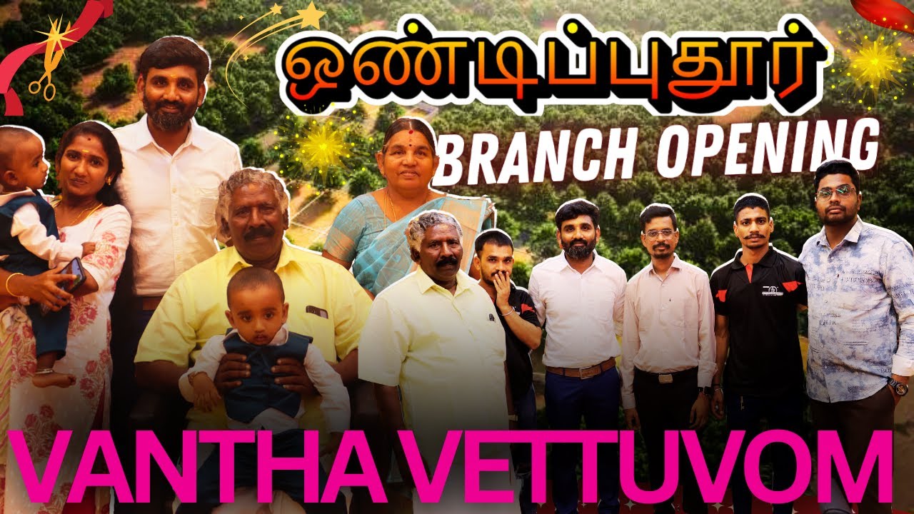 Grand Opening in Ondipudur - Vantha Vettuvom Salon! - YouTube